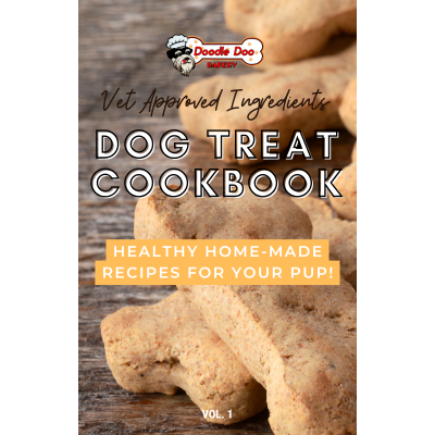 Vet-Approved Dog Treat Cook Book | Doodle Doo Bakery