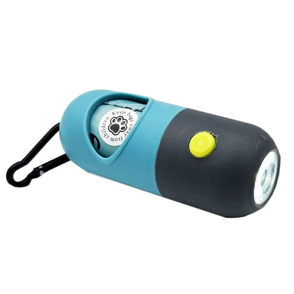 Dog Walking LED Flashlight Bag Dispenser with 15 Bags | Doodle Doo Bakery