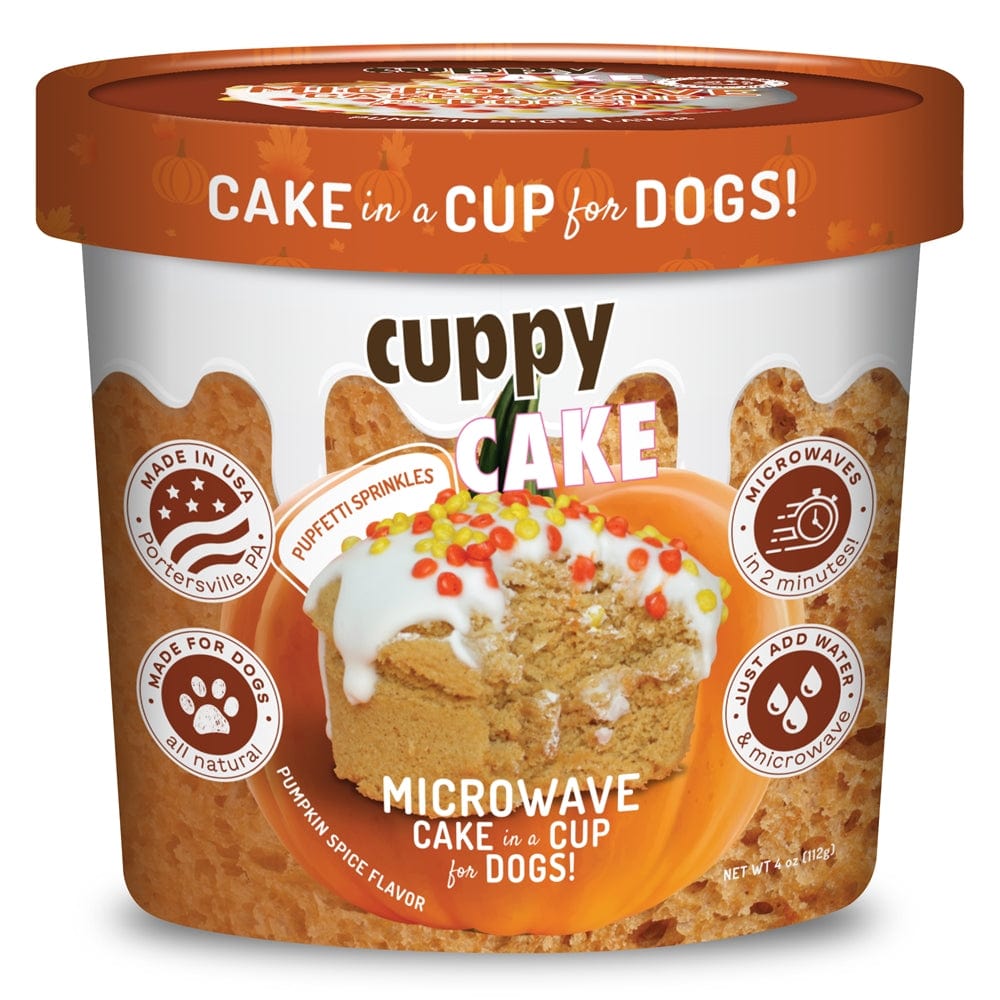 Cupcake Microwave Mix Pumpkin Spice Flavor with Pupfetti Sprinkles ...
