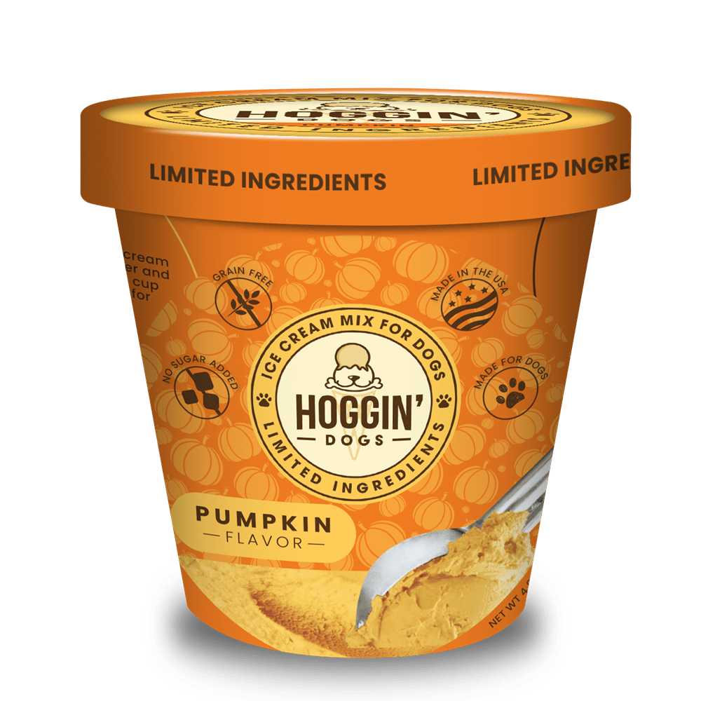 Hoggin' Dogs Ice Cream Mix - Pumpkin 4.65 oz | Doodle Doo Bakery